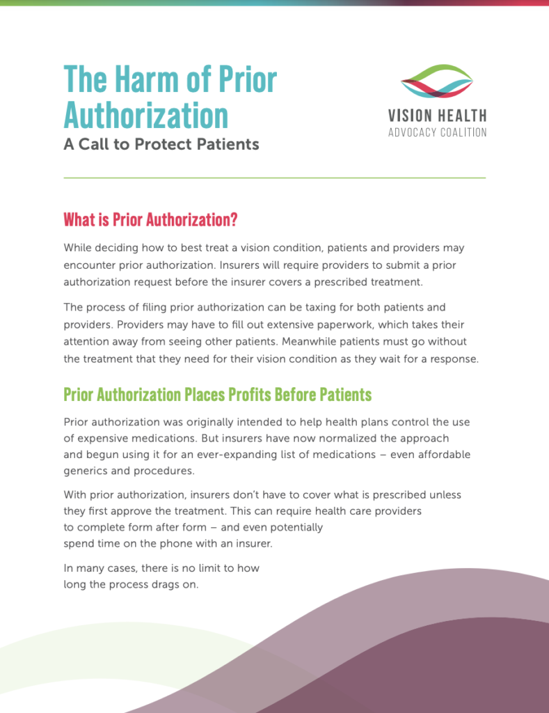 Prior Authorization Toolkit - Vision Health Advocacy
